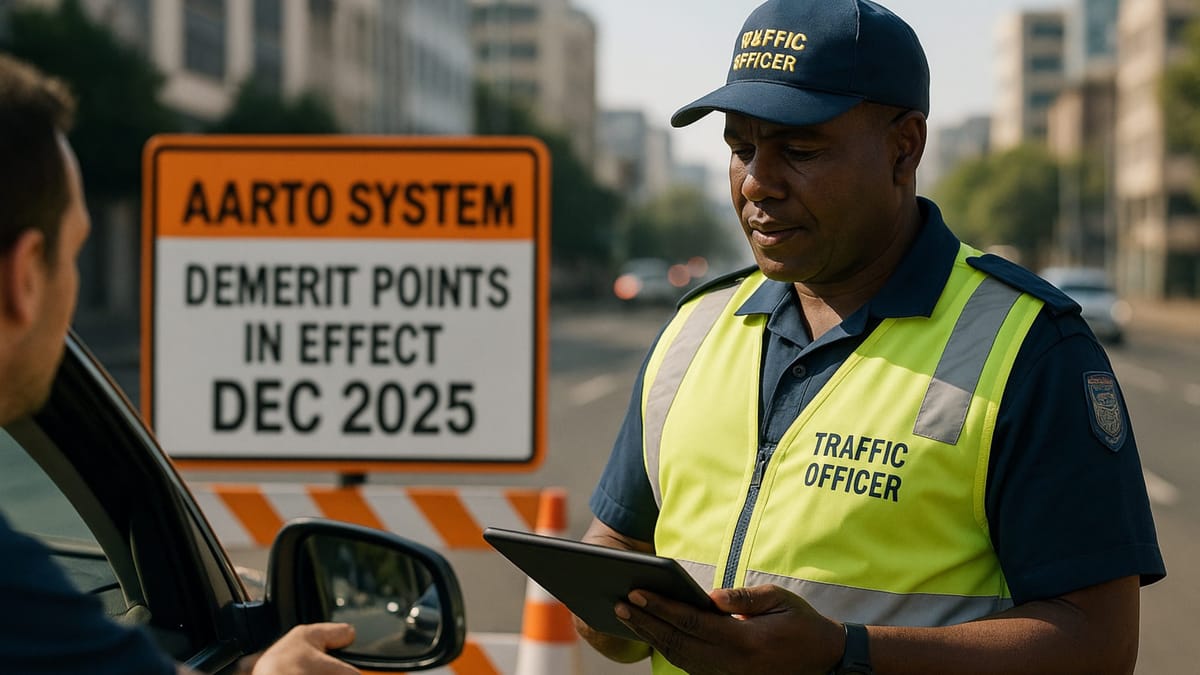 AARTO Demerit System Set to Roll Out in South Africa